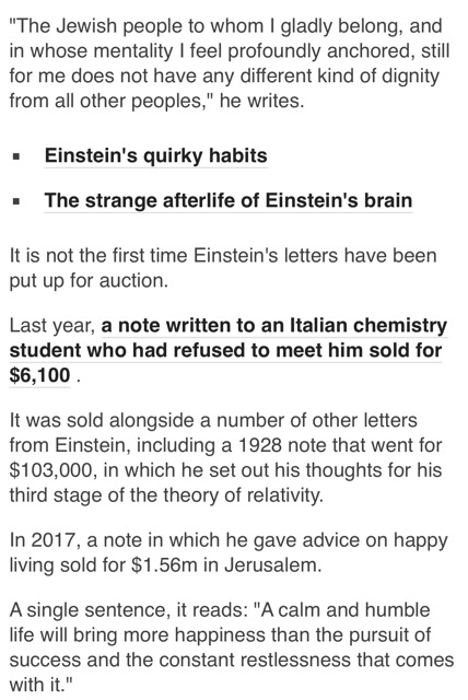 “God Letter” by Albert Einstein - Glow Community