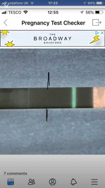 Anyone see a faint line ? - Glow Community