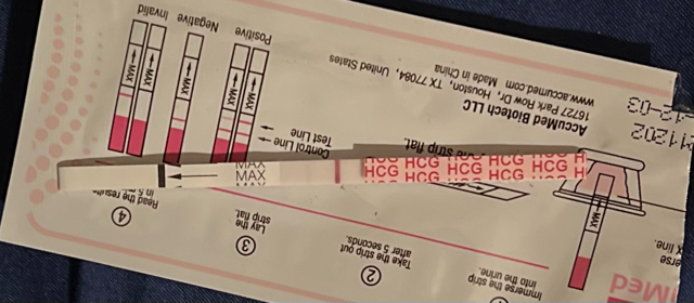 What is your experience with test strips being faint, but a clear ...