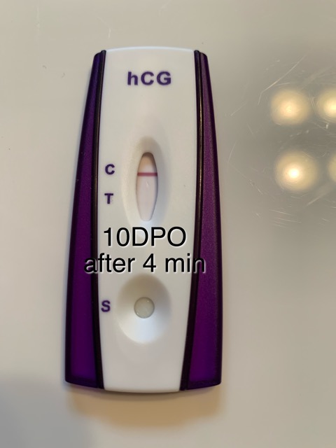 Equate First Signal One Step Pregnancy Test, 10DPO. Positive HPT ...