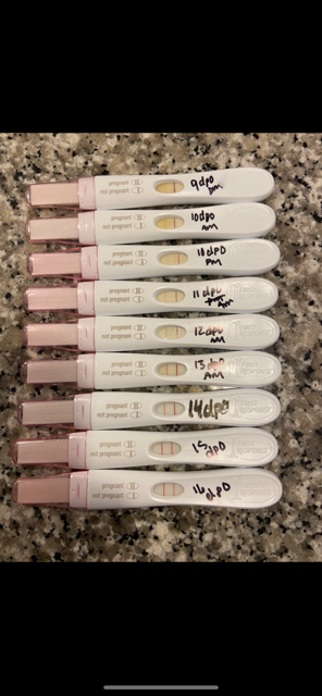 My BFP chart and FRER progression! Thank you fertility friend for ...