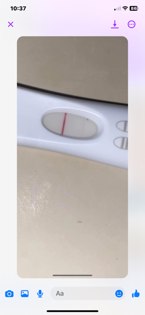 Has anyone gotten a pink and dent on first response six days sooner Has ...