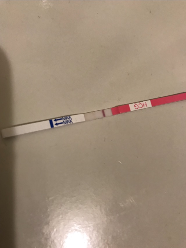 slight positive or evap line? I read it like ten-15 min after taking ...