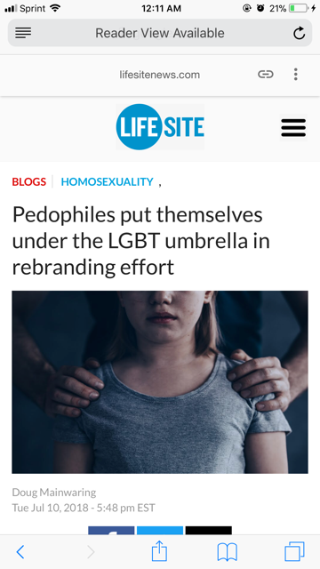 Do you support pedophiles/believe it’s “not their fault/born this way ...