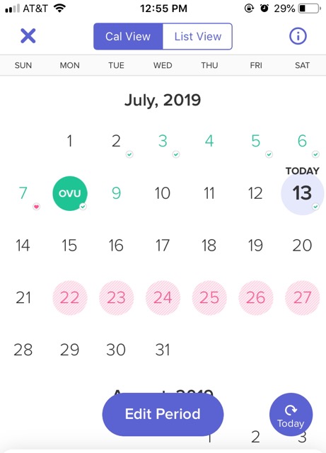 Implantation Bleeding Color Chart