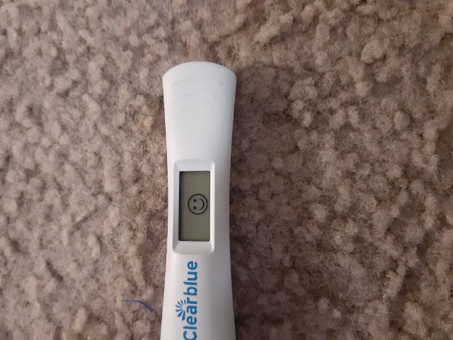 Opk strip showing negative.clear blue advanced shown me static smile ...