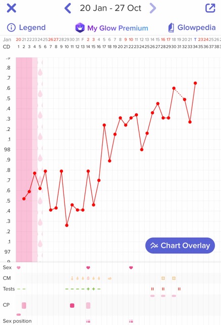 I got my BFP and here is my chart for anyone wondering what a BFP chart ...
