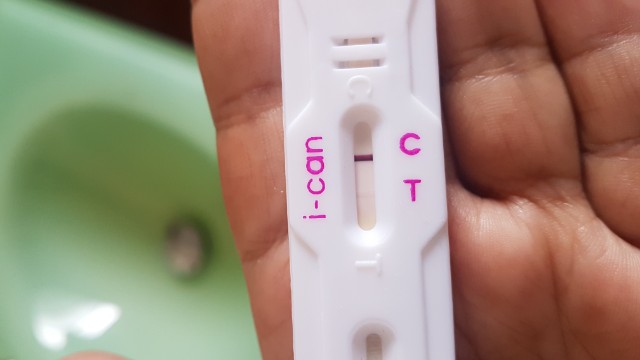 Pregnancy test. Indent or faint line? - Glow Community