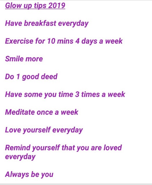 Helpful Glow up tips. - Glow Community