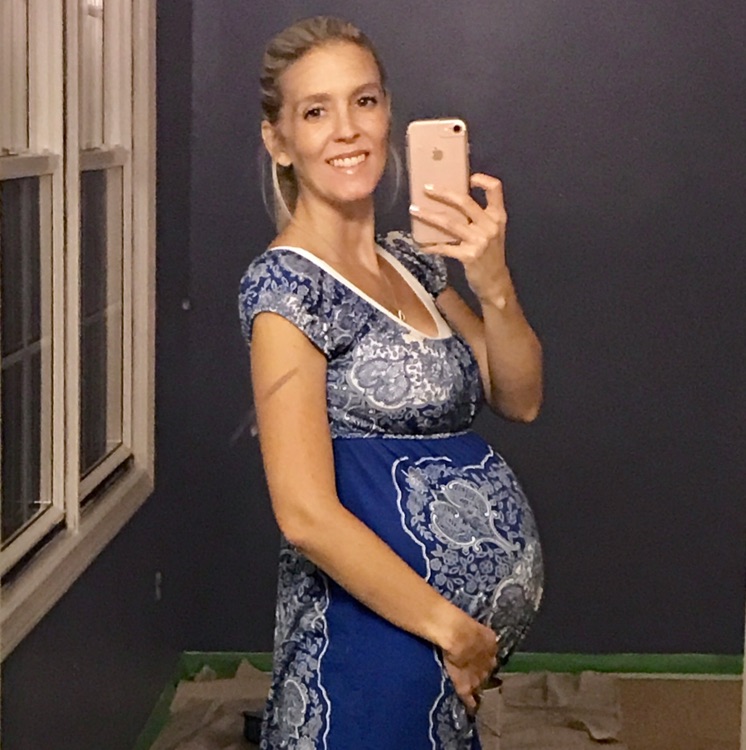 Callum is getting big & strong! He makes mommy's whole belly jiggle ...