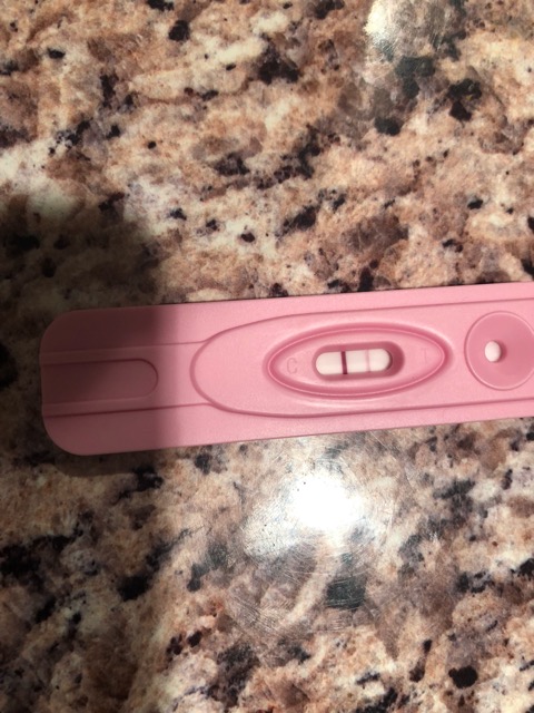 Just took a pregnancy test. AF isn’t due for nine days is this a ...
