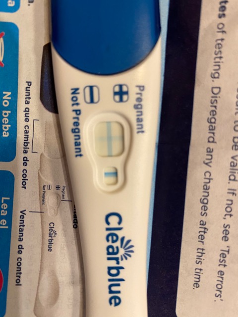 Does this look like a positive result ? It’s the clear blue rapid ...