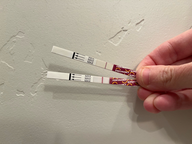 9DPO - Positive Pregmate before FRER?? Or just an evap and indent ...