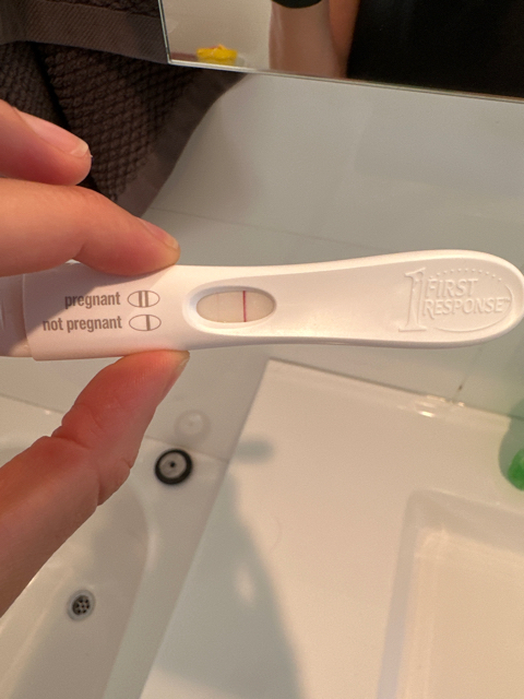 Hi ladies, I did a pregnancy test this morning and got a faint 2nd line ...